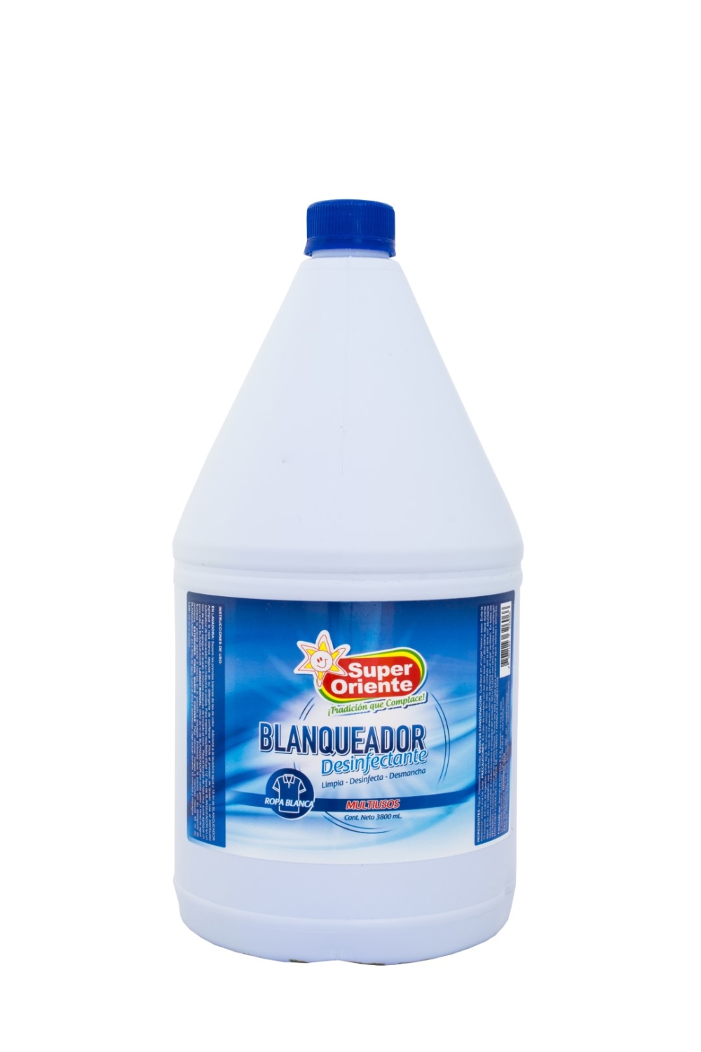 Blanqueador desinfectante multiusos Super Oriente 3800ml – Superoriente SA